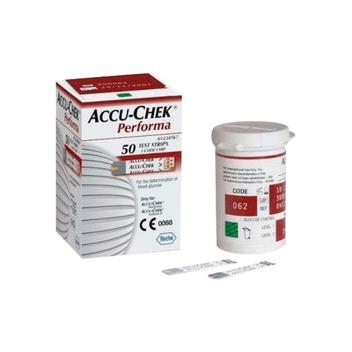 Tiras Accu-chek Performa c/ 50 Tiras Reagentes - Roche - Equipamentos e ...