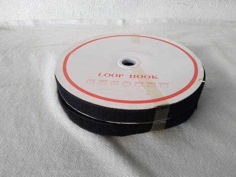 tiras autocolantes 25mm preto rolo - Loop hook - Rolo Tira Pelos ...