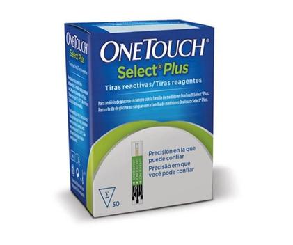 Tiras Reagentes Onetouch Select Plus Com 50 Unidades - One touch ...