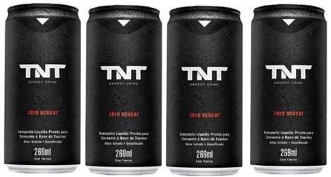 Tnt Energético Lata Zero 4 X 269ml - Bebida Energética - Magazine Luiza