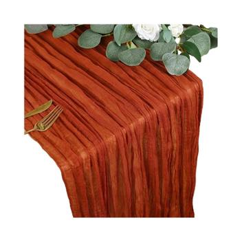 Toalha de Cheesecloth Boho - Gaze Longa para Decoração Romântica ...