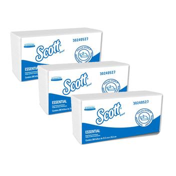 Toalha De Mãos Interfolhada Scott 200 Folhas Kit 3 - Kimberly Clark ...