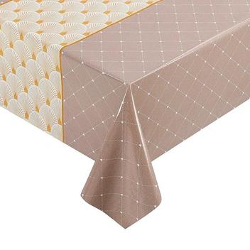 Toalha de Mesa Impermeável 6 Lugares Termica Flanelada Premium Grossa ...