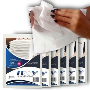 Toalha descartavel 700 unidades 50x70 alta qualidade uso geral - Tissy ...