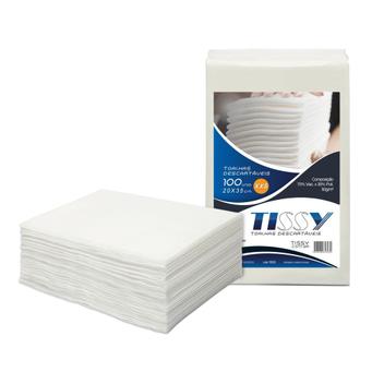 Toalha descartável tissy 20x35 (pct 100un) - Toalha Descartável para ...