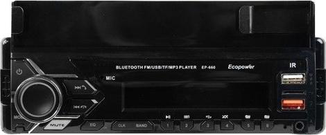 Toca Radio Ecopower EP-660 SD/FM/USB/Bluetooth Preto - Rádio Portátil - Magazine Luiza