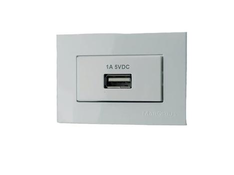 Tomada Carregador Usb Para Movel Embutir Margirius 110V 220V - Tomadas ...