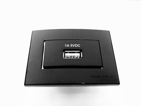 Tomada Carregador Usb Para Movel Embutir Margirius 110v 220v - Tomadas ...