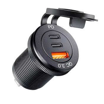 Tomada Carregador Veicular 60w 3 Saída 3.0 12v carga rápida - Fiuzd ...