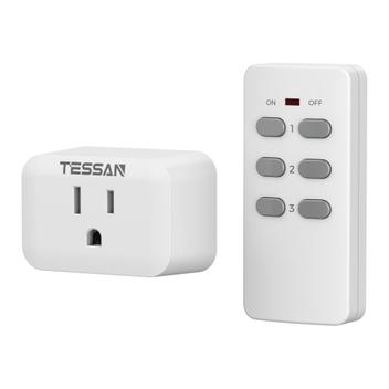 Tomada de controle remoto TESSAN Wireless Electrical 15A - Tomadas ...