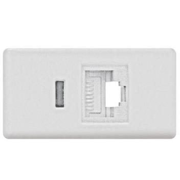 Tomada de Rede RJ45 Tramontina - Módulo de Conexão Ethernet 12707 ...