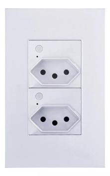 Tomada Dupla De Parede 10a Inteligente Wifi - Alexa E Google - JWCOM ...