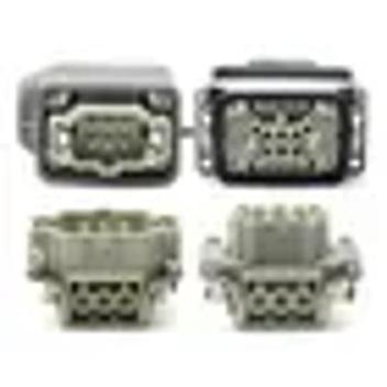 Tomada Elétrica 6 Pinos - 16A - Cobre - IP65 - Cinza - ENG Automação ...