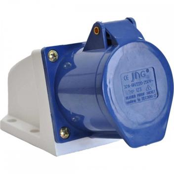 Tomada Externa Jng 2 Polos +Terra 32A 220V Azul 52862 - Tomadas ...