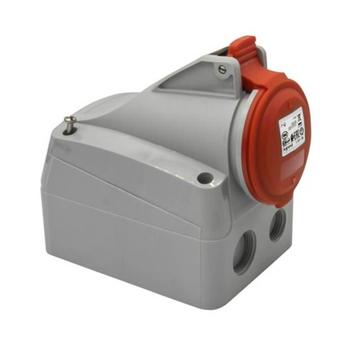 Tomada Industrial 16A 3P+T 380/415V IP44 Sobrepor 555158 Tempra Legrand ...