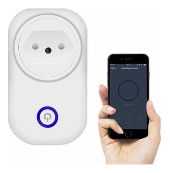 Tomada Inteligente Smart Wifi App 10a Liga Desliga - Alinee - Tomadas ...