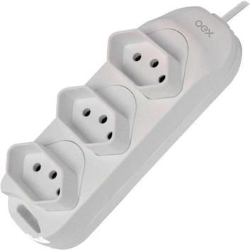Tomada Multipla Com 3 Entradas Removíveis Oex Tm100 - Tomadas ...