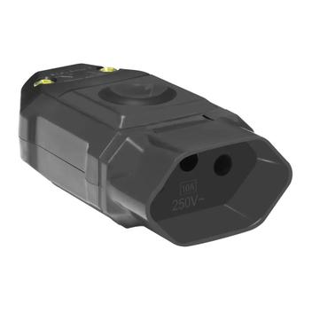 Tomada Plug Fêmea 2p+t 10a Preto 4176 - Fame - Plugs e Adaptadores ...