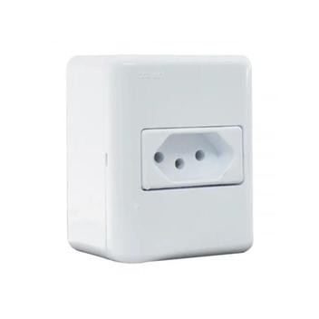 Tomada Sobrepor Externa Branca 20A Perlex 250V ABNT - Tomadas ...