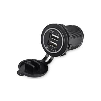 Tomada USB Dupla com Iluminação em LED Branco 12-24v - Barco Novo ...