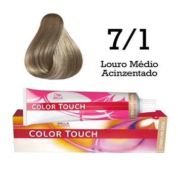Tonalizante 7/1 Louro Médio Acinzentado Color Touch Wella Professionals ...