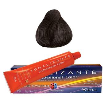 Tonalizante Professional Color Yamá N. 1.0 Preto - Yamá - Tonalizante ...