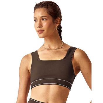 Top Fitness Treino Comfort Canelado Alças Fixas Decote Reto Hope Resort ...