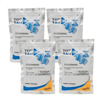Top Tag 180 Brinco Inseticida Controle De Moscas 40 Brincos - Zoetis ...