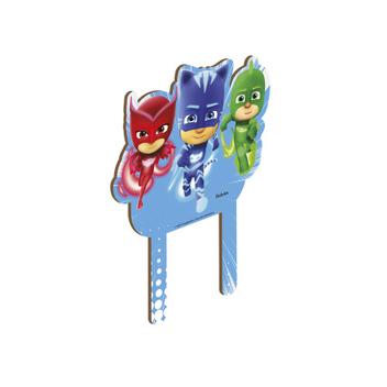 Topo para Bolos de Festa em MDF - PJ Masks - 1 unidade - Festcolor ...