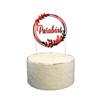 Topper de Bolo Laminado 3D Redondo - Decoração de Festa - Magazine Luiza