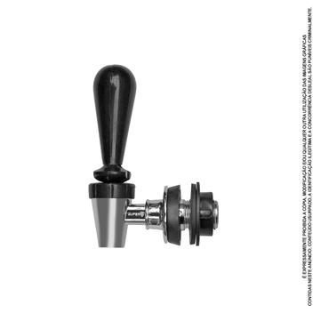 Torneira Chopeira Curta Torre Suqueira ABS Cromado com Alavanca - TOC ...