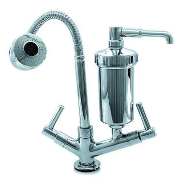 Torneira Com Filtro Bancada Inox 1/4 De Volta - Rota Metais - Torneira ...