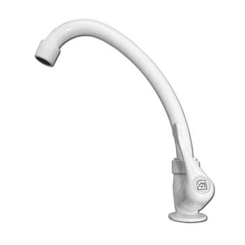 Torneira de Cozinha de Bancada Bica Móvel Alta 1/4" de Volta - Ametista ...