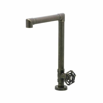 Torneira Lavatório Banheiro Industrial Rústica Pia Bancada Dourado Ouro ...