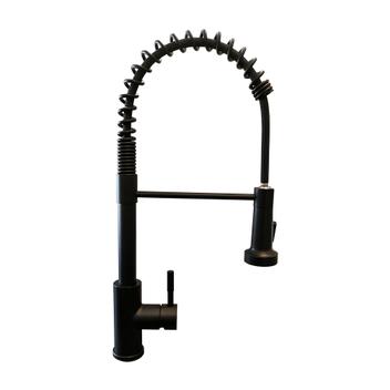 Torneira para Cozinha Gourmet Preta Fosca Misturador Monocomando RTC ...