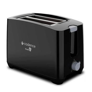 Torradeira elétrica Cadence Croc preta 750W TOR200 127V - Torradeira ...