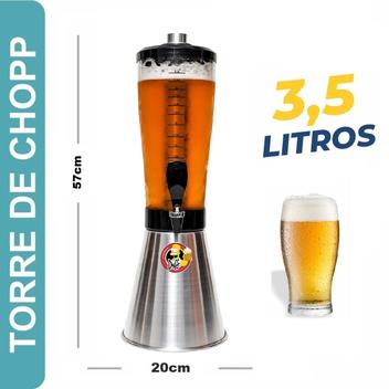 Torre De Chopp Beer 3.5 Litros Melhor Custo Beneficio - Duff - BEER ...