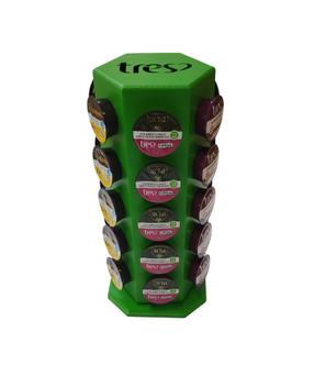 TORRE GIRATÓRIA ORGANIZADOR DE CÁPSULAS DE CAFÉ TRÊS CORAÇÕES ...