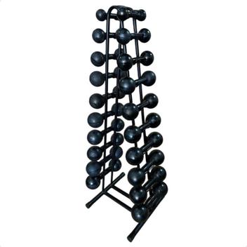 Torre Suporte + Halteres de Ferro Fundido Pares de 1 a 10Kg - BOX INGÁ ...