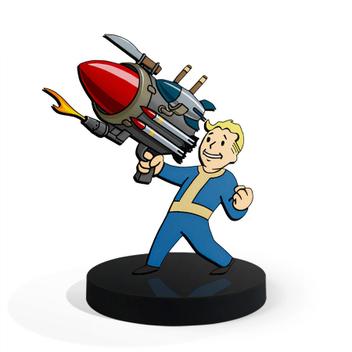 Totem Pequeno Boneco Fallout 4 - Até os Dentes 7cm + Base - ShopC ...