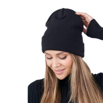 Touca De Frio Lisa Preta Gorro De Lã Inverno - REDSTAR - Touca e Gorro ...