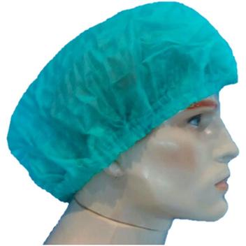 Touca Descartável Corpo Astral - Gramatura 30 - Verde - unidade - EPI ...