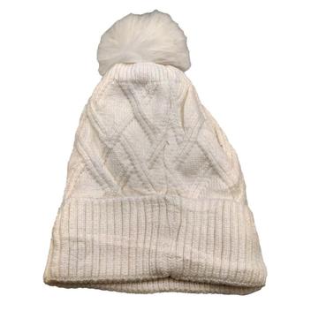 Touca Lã Forrada Pelinho Adulto Pompom - Laranja - Hhw - Touca e Gorro ...
