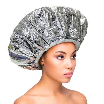 Touca Metalizada Prata Isolante Grande Santa Clara - Touca de Banho ...