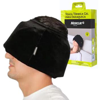 Touca Térmica Gel Fria Mercur para Enxaqueca Dor de Cabeça Sinusite ...