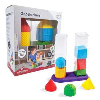 Toy Edushape Geostacker Sensory Stack & Sorter para mais de 12 meses ...