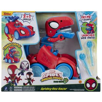 Toy MARVEL Spidey e seus incríveis amigos Spidey-Rex Racer - Playsets ...