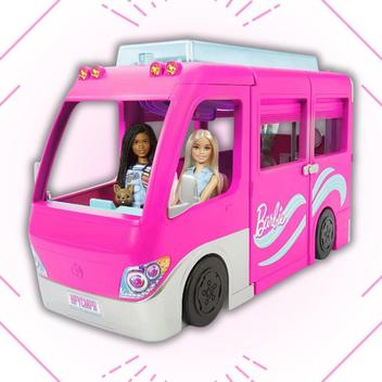 Trailer Barbie Acampamento dos Sonhos Boneca Brinquedo Veículo - Mattel ...