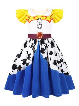 Traje Eledobby Cowgirls Princess Jessie Dress Girl 4-5T - Fantasia ...