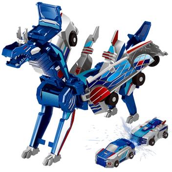 Transformer Car Toy Aimery Dinosaur Blue Dragon - Música e Shows de ...